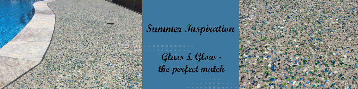 Glass & Glow - the perfect match! - Schneppa Recycled Crushed Glass